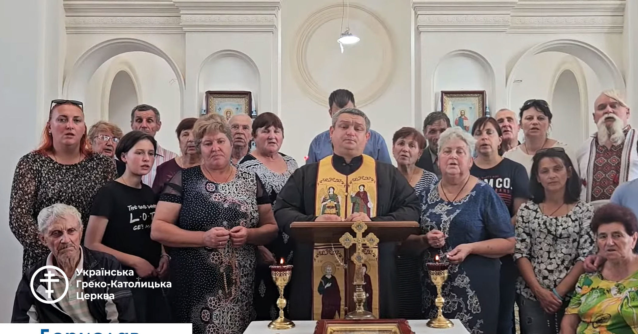 A rosary prayer “The Rosary Unites” broadcast from frontline Beryslav ...